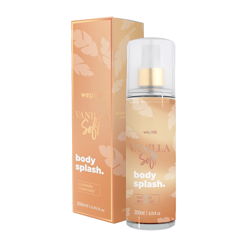 Body Splash Vanilla Soft Desodorante Colônia Wepink - 200ml