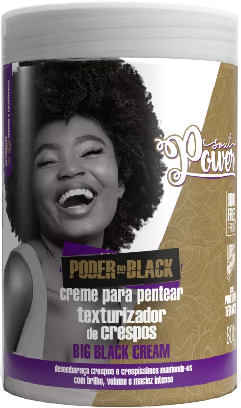 Creme De Pentear Soul Power 800ml Poder Do Black Cream