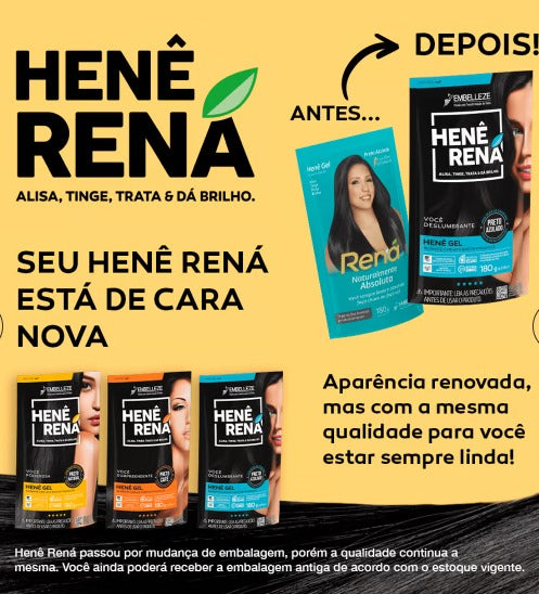 Hene Rená Henna 180 g, Blue Black