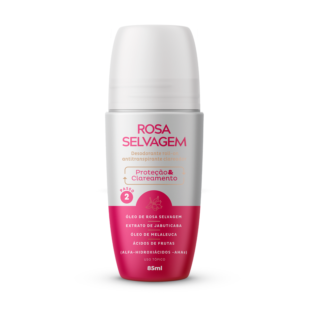 Whitening Roll-on Deodorant Rosa Selvagem - 85ml