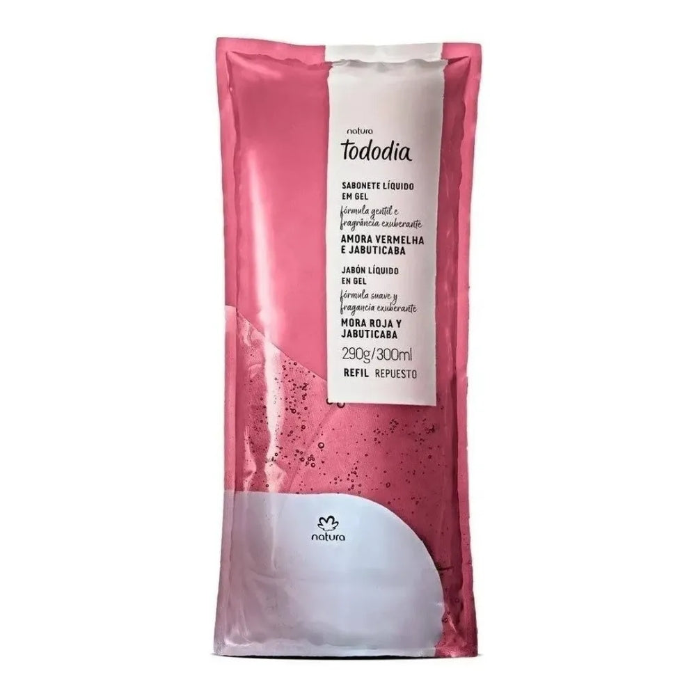Amora Vermelha e Jabuticaba Liquid Gel Soap Refill
